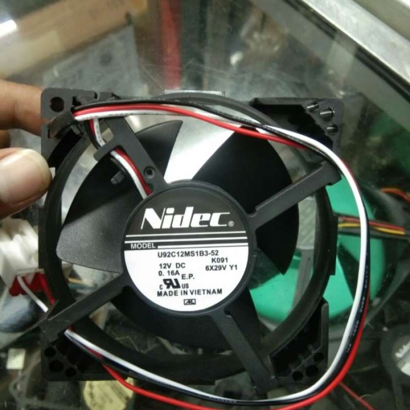 Jual Fan Kulkas DC 12V 9CM Merek NIDEC MADE IN VIETNAM Fan Untuk Kulkas ...