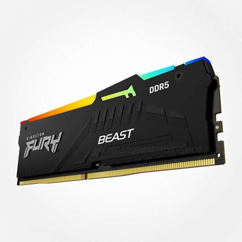 Promo Kingston Fury Beast Ddr5 Rgb 16gb 1x16gb 5200mhz Kf552c40bba-16 Resmi Diskon 8% Di Seller ...