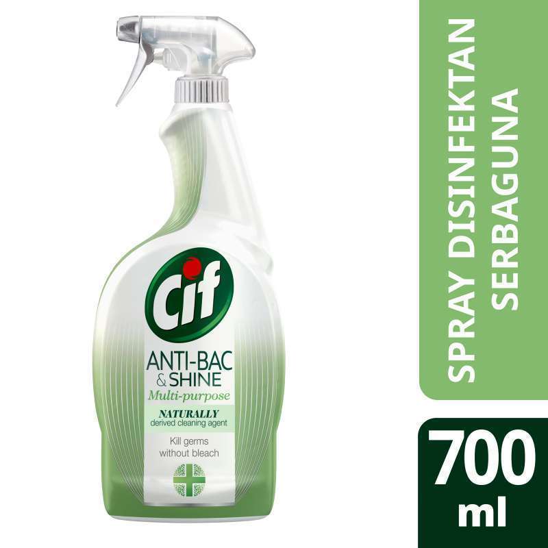 Jual WHS - CIF Antibacterial & Shine Multipurpose Disinfectant Spray ...