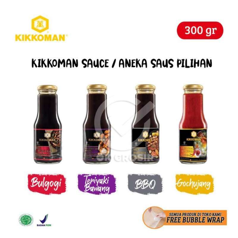 Jual Kikkoman Sauce / Aneka Saus Jepang Korea HALAL [300 gr ...