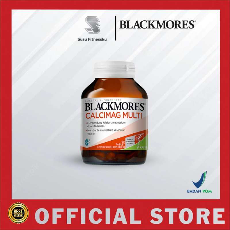 Jual Blackmores Calcimag Multi 60 Tablet Calcium Magnesium D3 Di Seller Lariss-99 - Kedung ...
