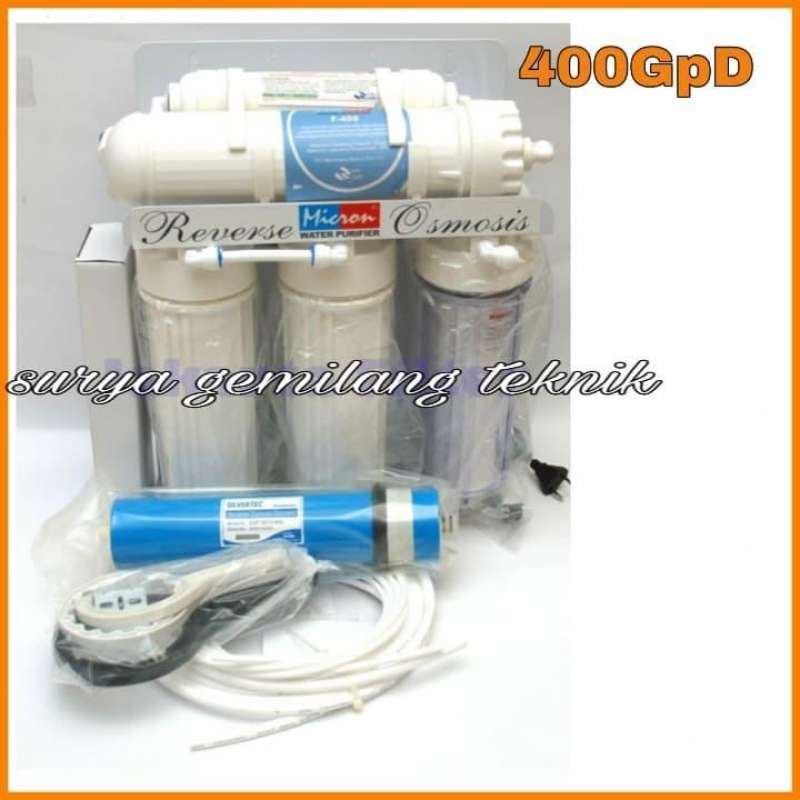 Jual Mesin RO 400Gpd Reverse Osmosis Micron 5 Step Filtering High Capasity di Seller Surya ...