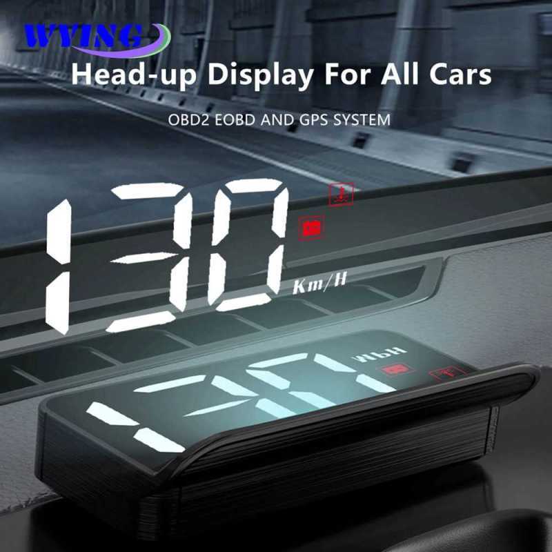 Promo GLO - WYING Display HUD Mobil OBD2 Speedometer Head-Up Digital ...