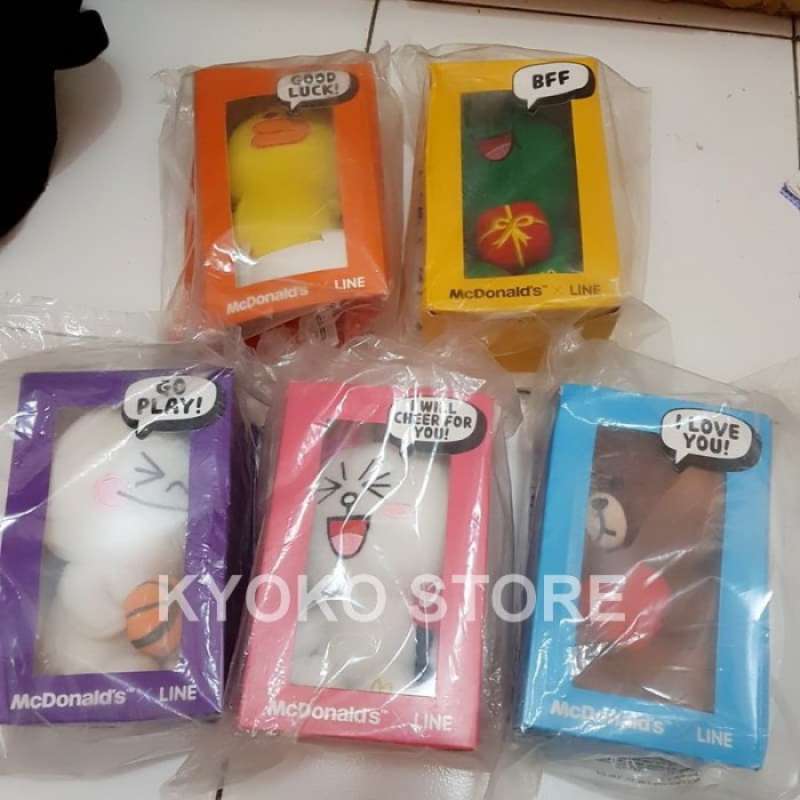 Promo Boneka Line Official Mcdonalds (With Box) Diskon 4% di Seller JDO ...