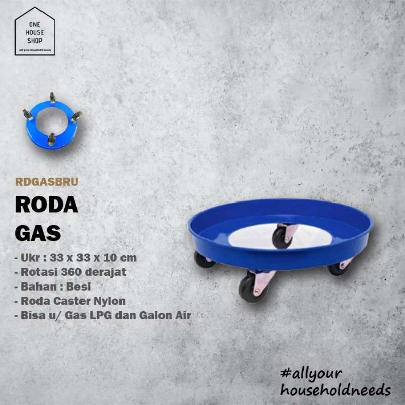 Promo Tatakan Kaki Roda Alas Dudukan Tabung Gas Elpiji Galon Air Bahan ...