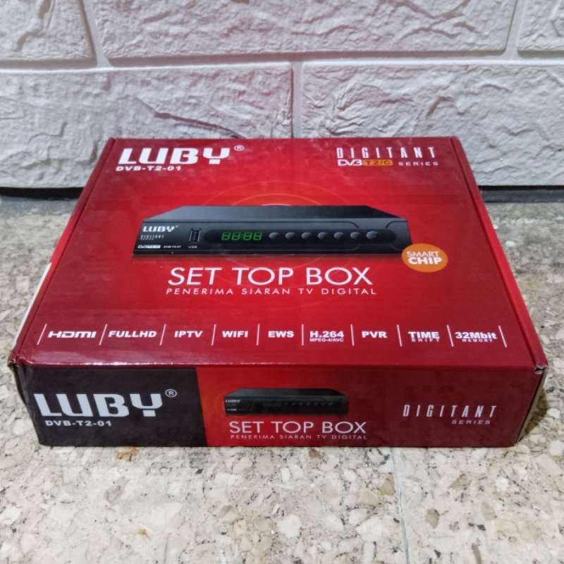Promo Receiver TV Set Top Box Luby DVB T2 01 TV Digital DVBT2 01 Luby Diskon 14% di Seller ...