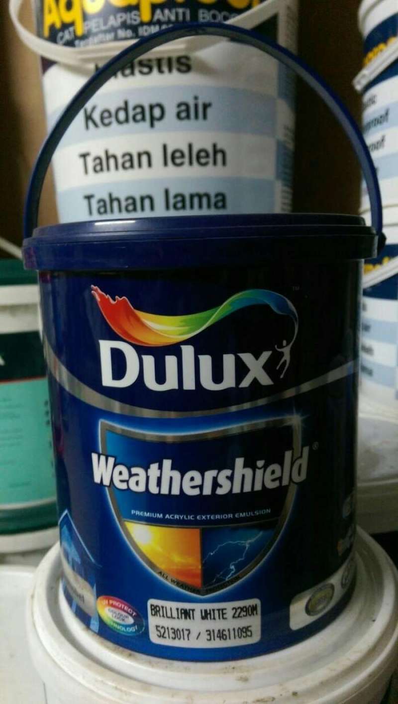 Jual Dulux Weathershield 2 5 Liter Warna Putih Brilliant White Di