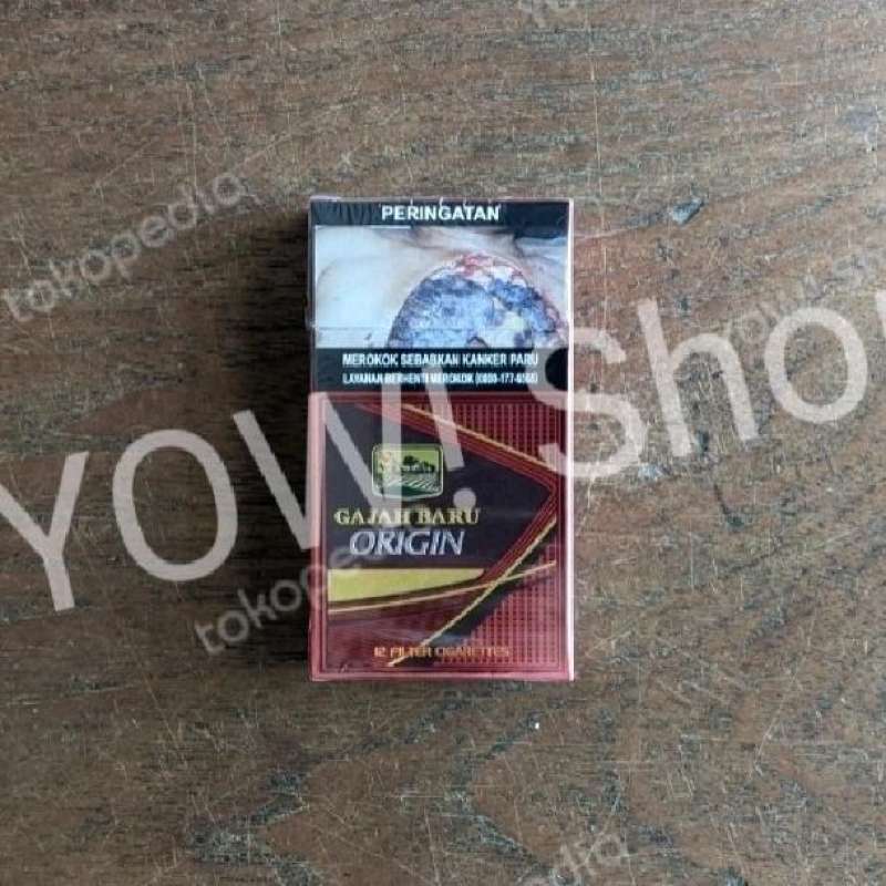 Jual Rokok Gajah Baru Origin isi 12 batang /pack /bungkus di Seller YOW ...