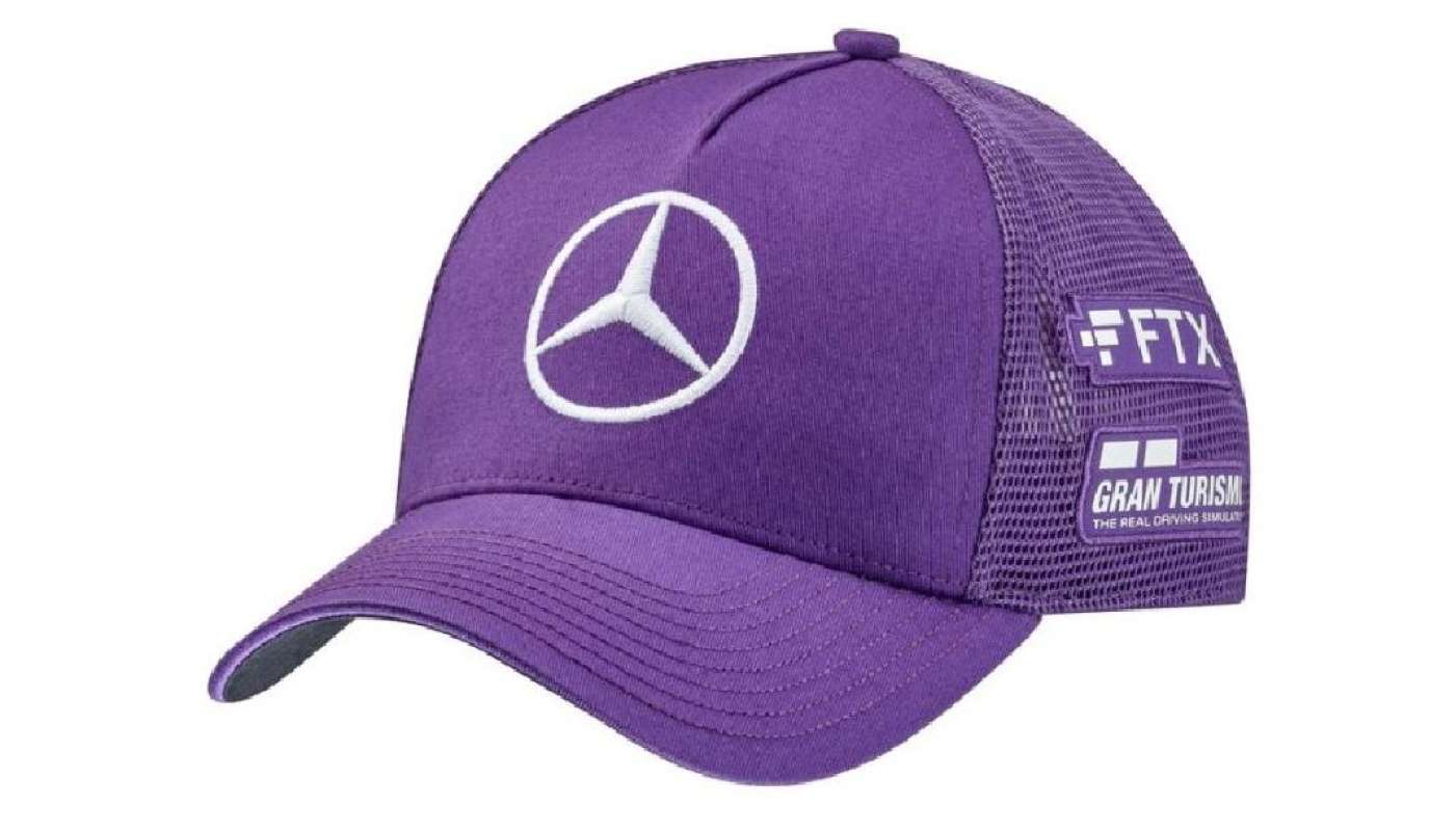 Jual Topi Lewis Hamilton purple Original Mercedes B67997196 Original di ...