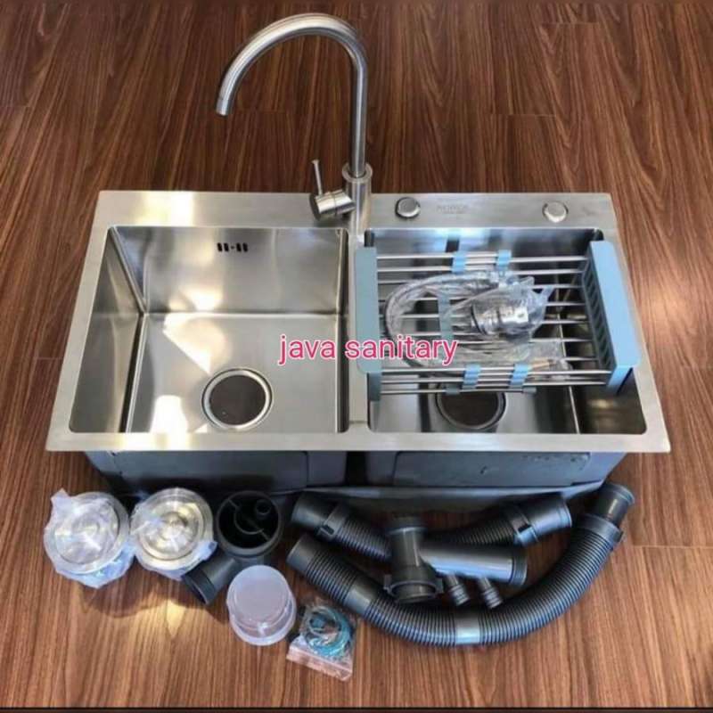 Jual Kitchen Sink Stainless VALPRA 8245/Bak Cuci Piring Minimalis 2 ...