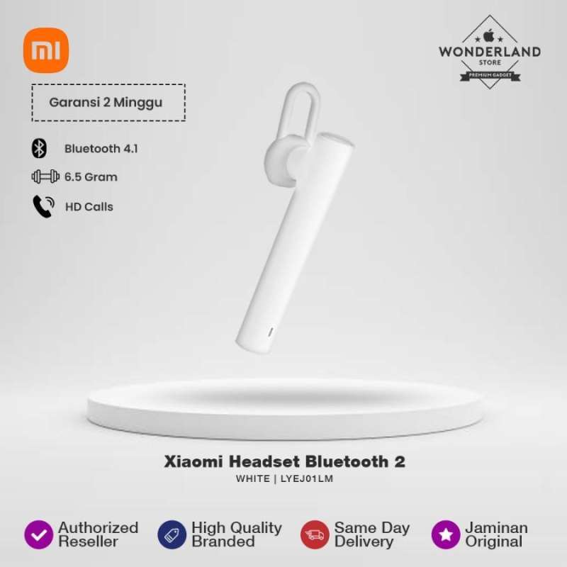 Jual Xiaomi Headset Bluetooth 4.1 Original White - Original 100% Di ...