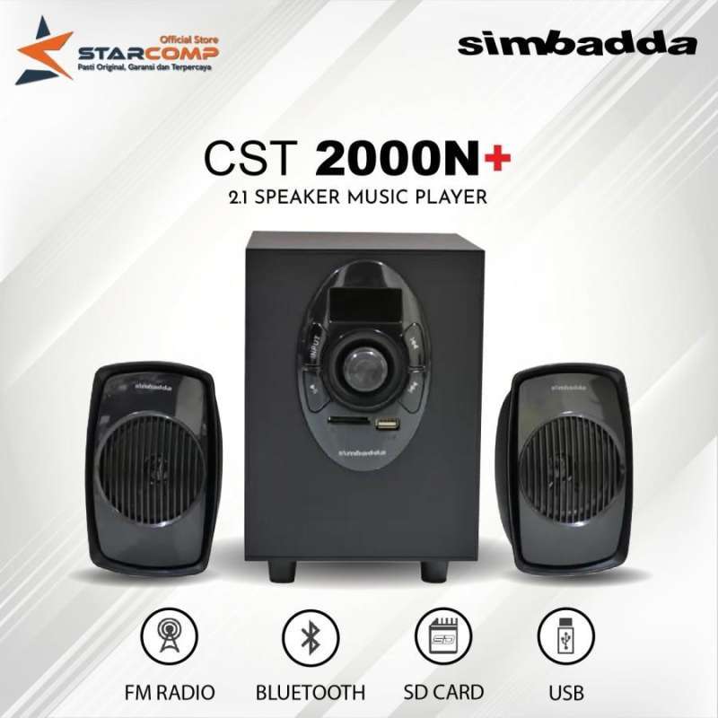 Jual Speaker Aktif Bluetooth USB Radio Simbadda CST 2000N Original di ...