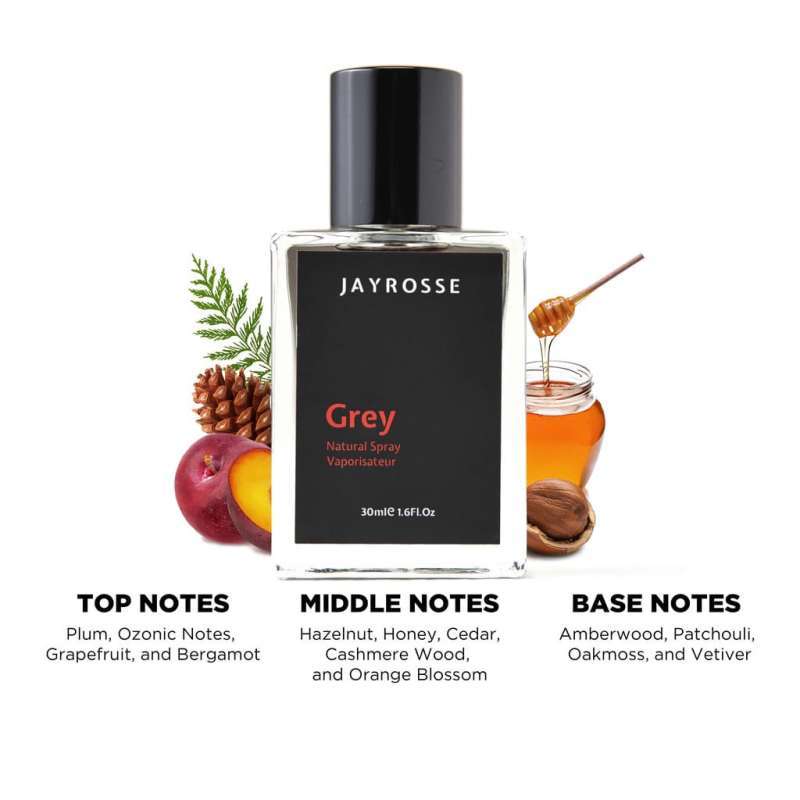 Jual Original Jayrosse Perfume Grey Parfum Pria 30ml Di Seller Rabie Collection - Jatiwaringin ...
