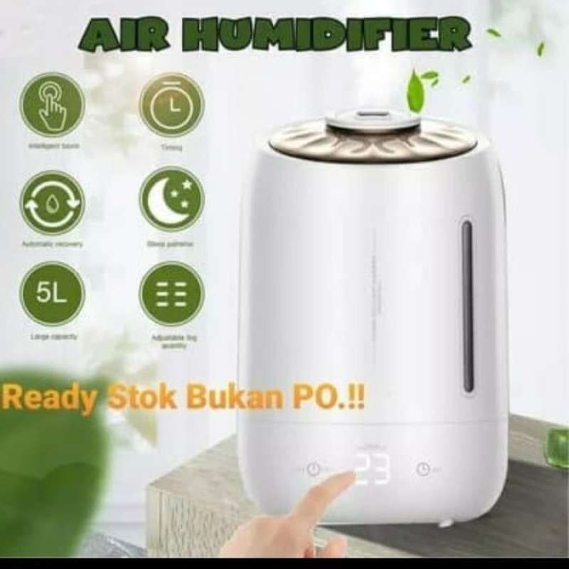 Promo TFDeerma F600 Aromatherapy Air Humidifier Diffuser 5L LCD Touch Screen Diskon 23% di ...