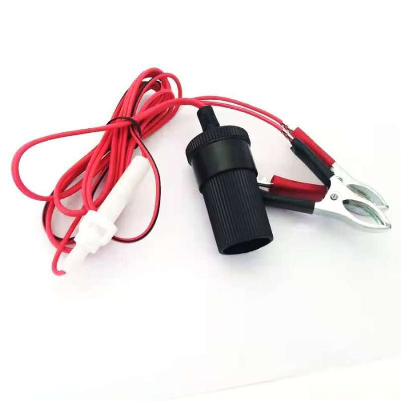 Jual Diy Terminal Clip-on Aki Mobil Cigarette Plug Power Socket 12v 1.5 ...
