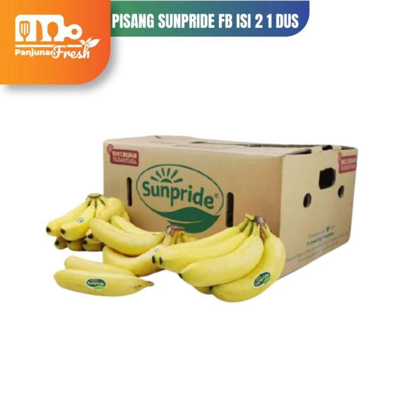 Jual Pisang Sunpride 1 Dus Isi 13 Kg 1 Sisir Isi 2 Pisang Cavendish ...
