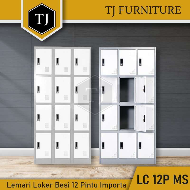 Promo Importa Loker Besi / Lemari Arsip / Locker Kantor Besi 12 Pintu ...