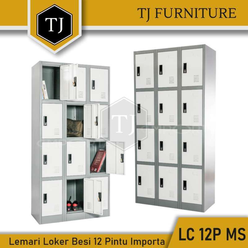 Promo Importa Loker Besi / Lemari Arsip / Locker Kantor Besi 12 Pintu ...