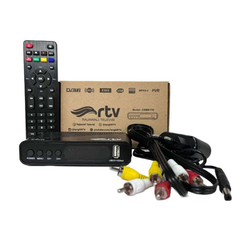 Jual Set Top Box Stb Tv Digital Merk Cbm Semua 55 Channel Tv Format Hd Di Seller New Vision ...