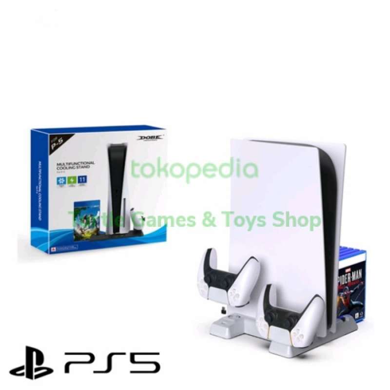 Promo DOBE PS5 Multifunctional Colling Stand Fan PS5 Diskon 38% di ...