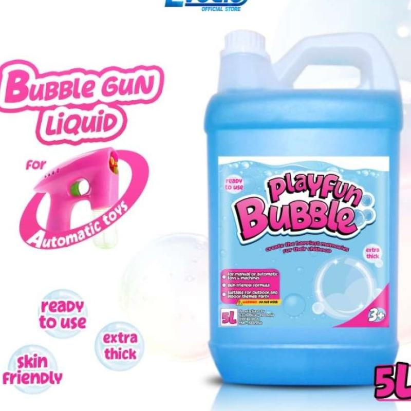 Promo Bubble Cairan Gelembung Mainan Playfun Bubble 5 Liter Diskon 17% di Seller HONEY SWEETY ...
