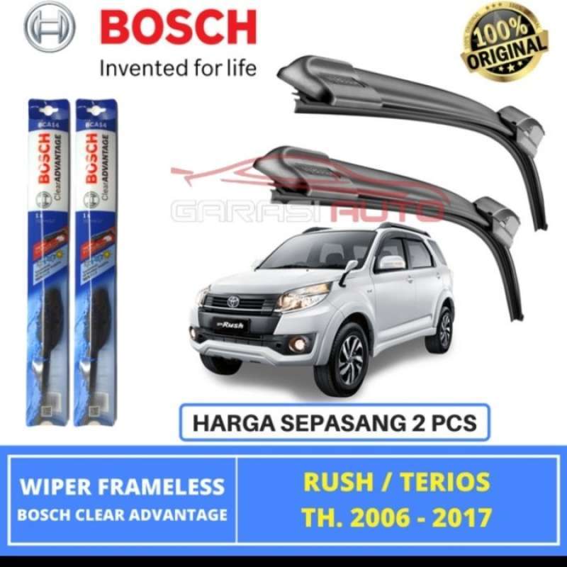 Promo Bosch Wiper Depan Kaca Rush Terios Frameless 21-18 Diskon 49% Di Seller Tune Up Pro ...