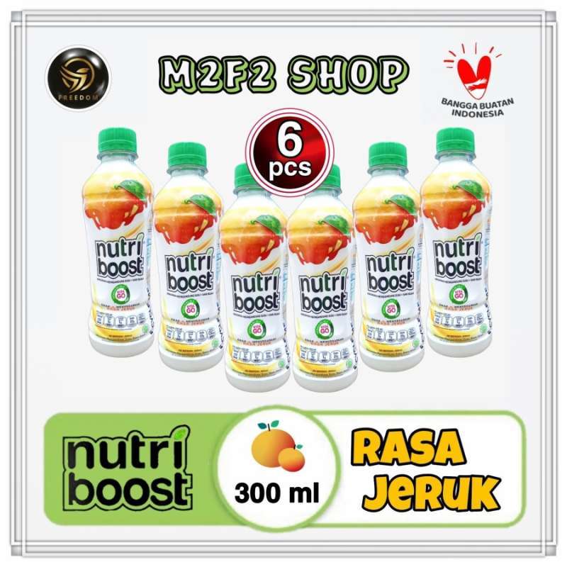 Promo Susu Nutriboost Botol Pet Rasa Jeruk | Orange - 300 ml (Kemasan 6 ...