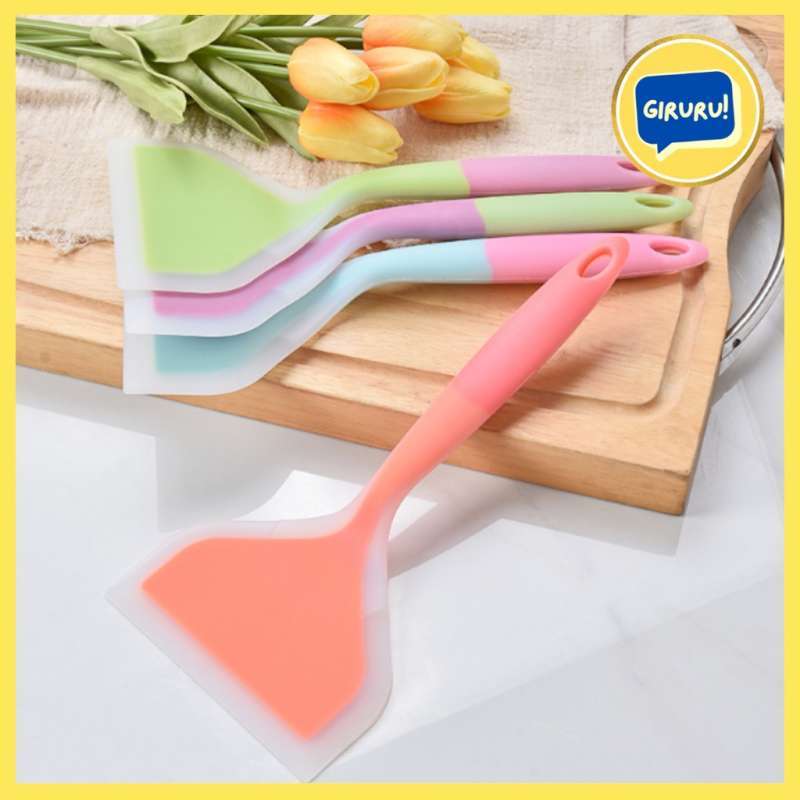 Jual Spatula Silikon Masak Tamagoyaki Tahan Panas / Spatula Masak ...