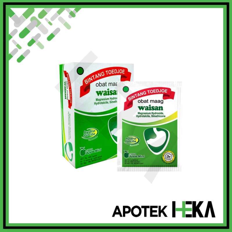 Jual Waisan Bintang Toedjoe Obat Maag Dus Isi 12 Sachet Di Seller ...