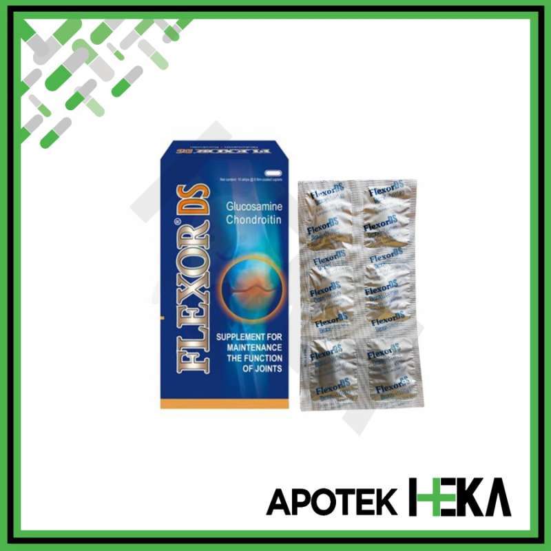 Jual Flexor DS - Glucosamine Memelihara Fungsi Sendi Box isi 10x6 di ...