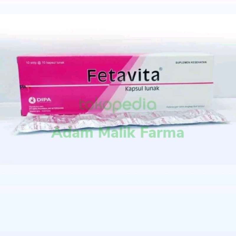 Jual Fetavita Kapsul Original Lembar Isi 10 Kapsul Di Seller Zafran ...