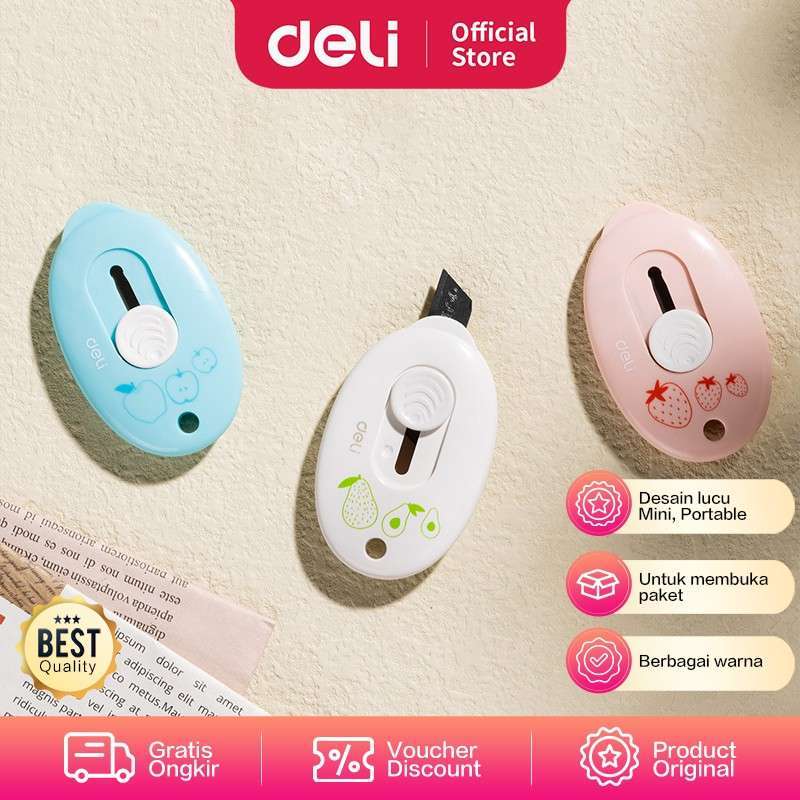Jual Cutter Deli E2050f / Pisau Cutter Di Seller Tg Stationery Kuningan ...