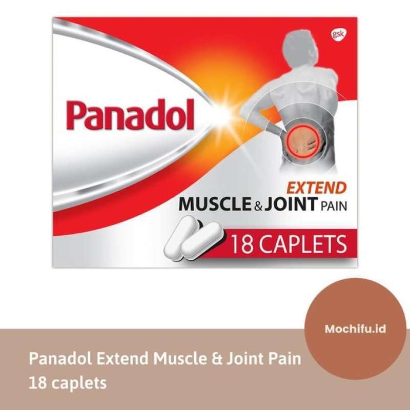 Jual panadol extend for muscle & joint pain obat pegal linu otot import ...