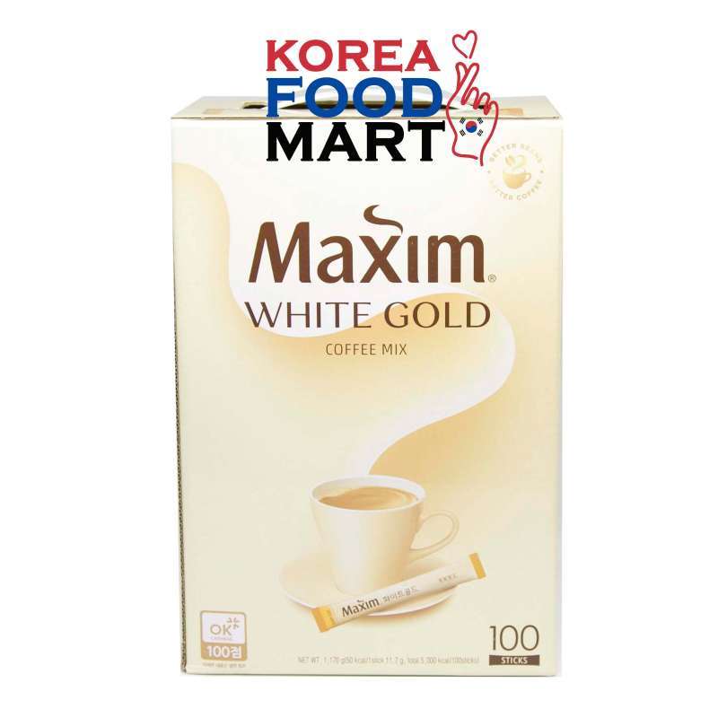 Jual MAXIM WHITE COFFEE MIX 100 SACHET / KOPI KOREA INSTAN di Seller Korea Food Mart ...