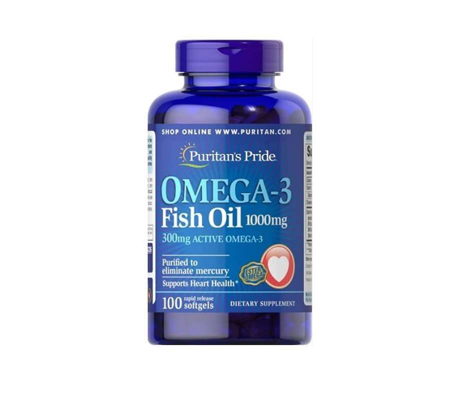 Jual Puritan Pride Omega 3 Fish Oil 1000 Mg (300 Mg Active Omega 3) 100 Softgels Di Seller Mega ...