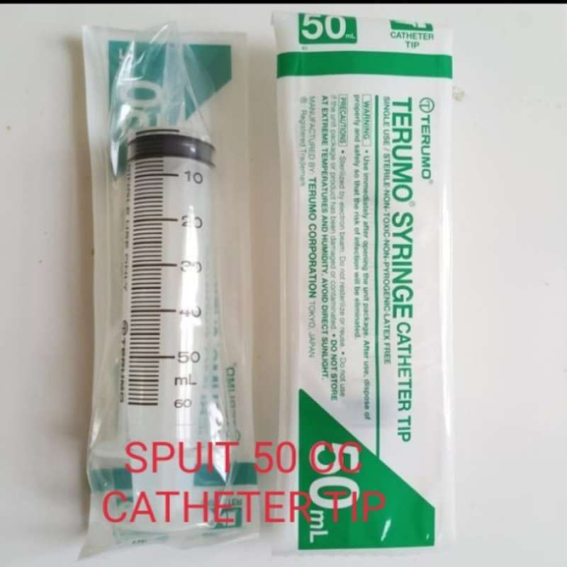 Promo TERUMO SUNTIKAN SYRINGE 50 CC CATHETER TIP / SPUIT 50 CC CATH TIP ...