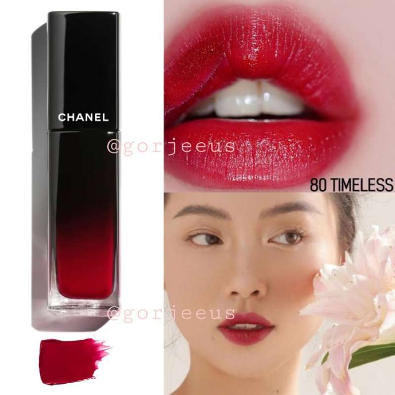 Jual CHANEL ROUGE ALLURE LAQUE LIPSTICK - 80 TIMELESS di Seller Million ...