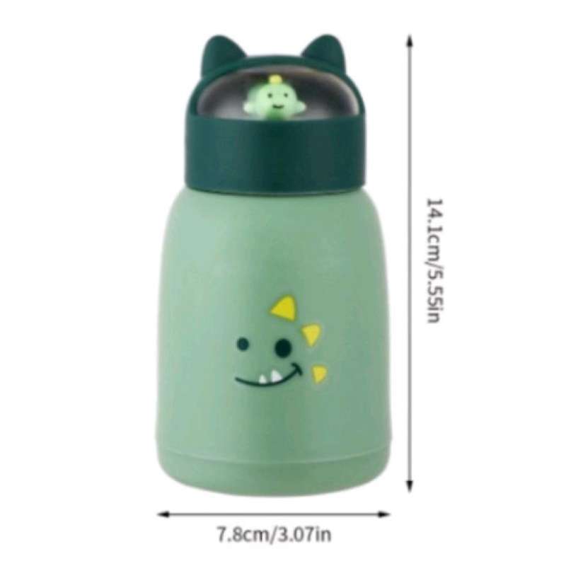 Jual Botol Lucu Go Green Kaca Cover Plastik Motif Kartun Unik 360ml Di ...