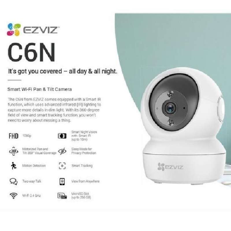 Promo EZVIZ C6N 1080P WI-FI WIRELESS CAMERA CCTV Smart IP GARANSI RESMI ...