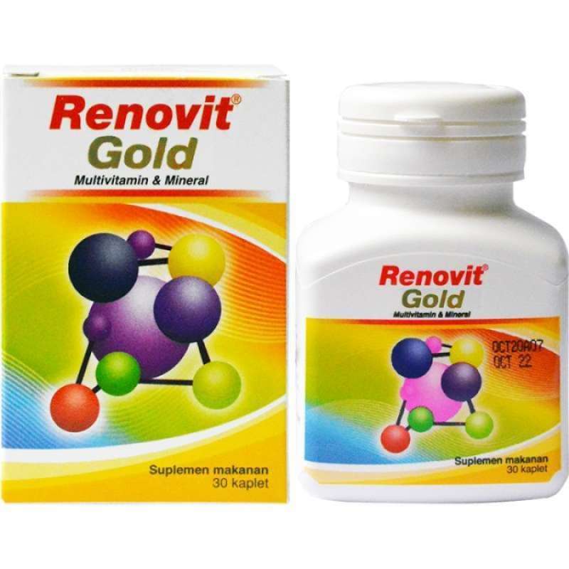 Jual Renovit Gold Multivitamin & Mineral 30 Tablet di Seller RIFAH ...