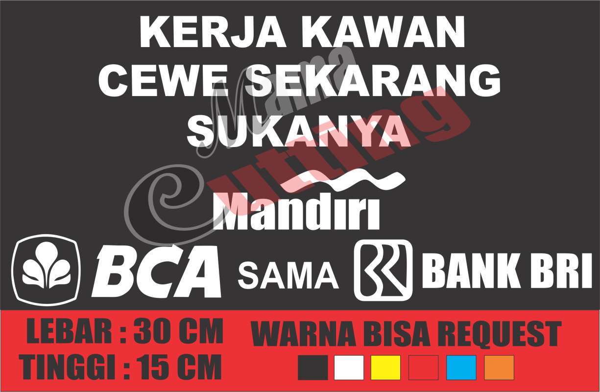 Jual Cutting sticker stiker mobil stiker truk stiker tulisan keren di ... Jual Cutting sticker stiker mobil stiker truk stiker tulisan keren di ...