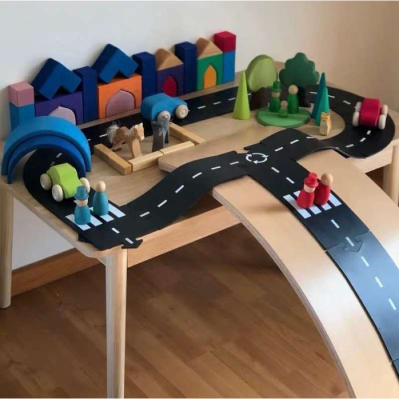 Jual Pvc Flexible Puzzle Roads - Track Puzzle - Pretend Toys Di Seller ...
