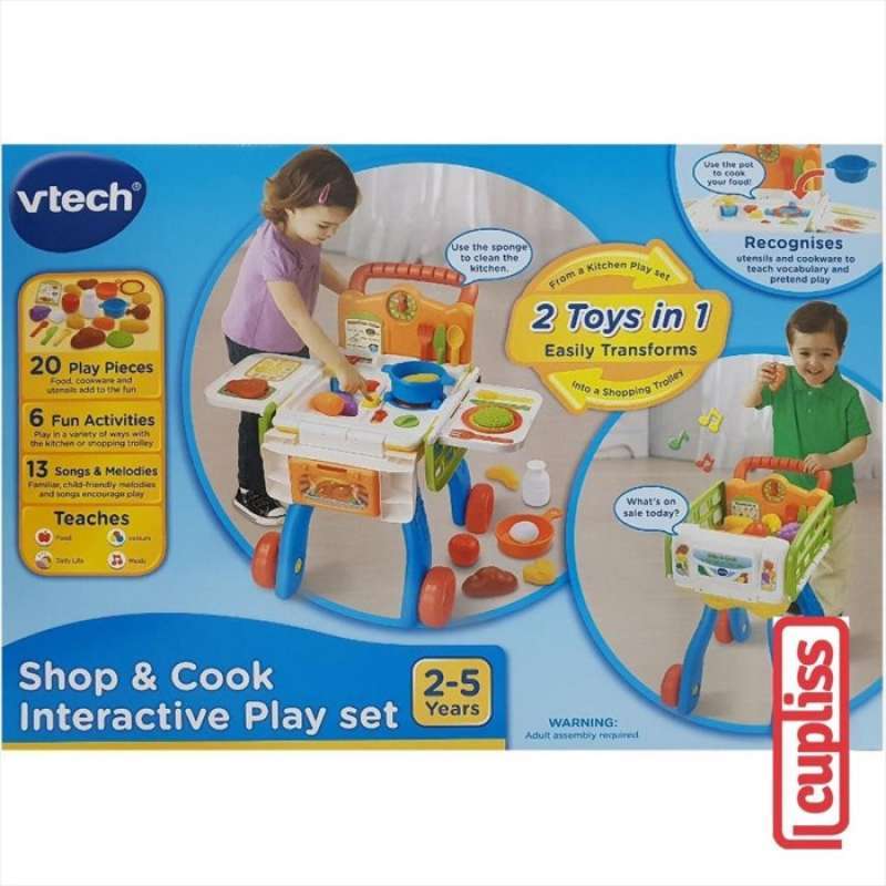 Jual Vtech Toys 141800 2in1 Shop And Cook Playset Di Seller Kecup.id ...