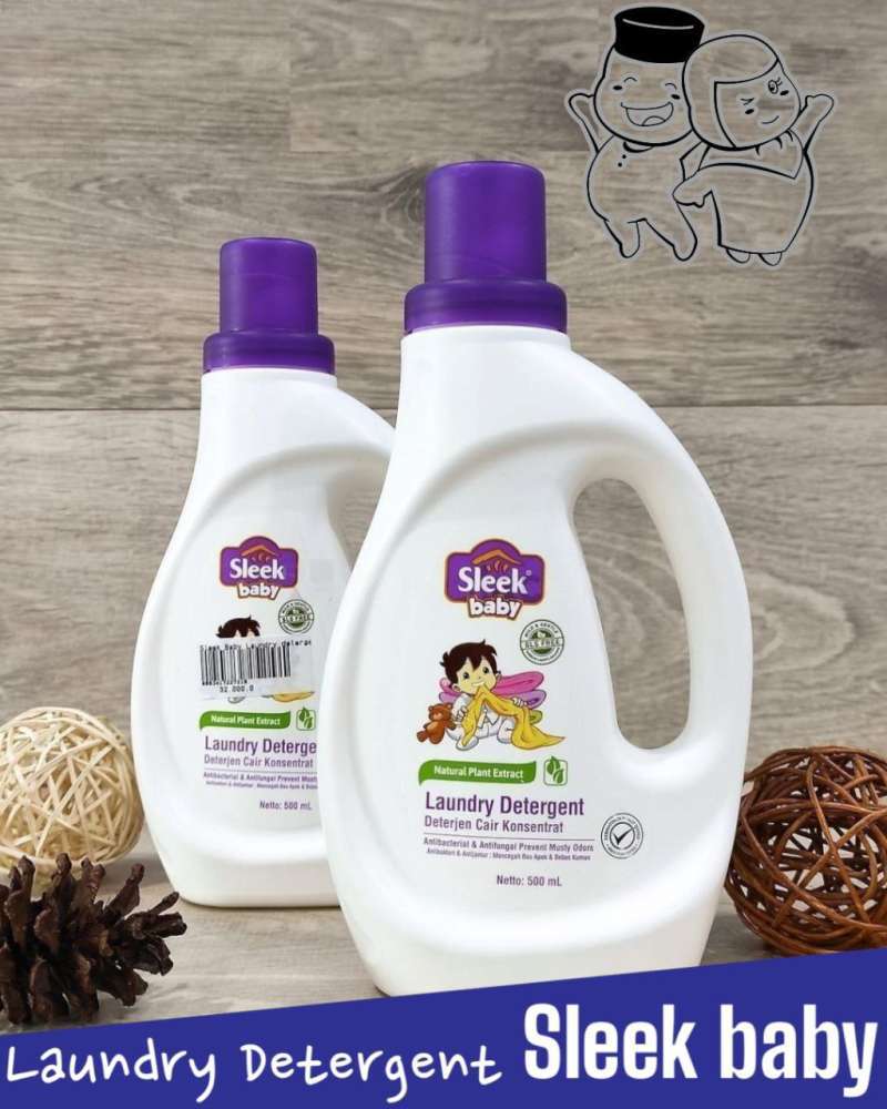 Promo Sleek Baby Laundry Detergent 500 mL / Sleek Detergen 500ml Diskon ...