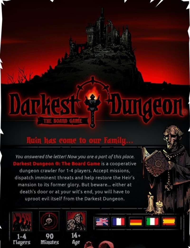 Jual Darkest Dungeon Board Game Kickstarter Ancestral Pledge di Seller ...