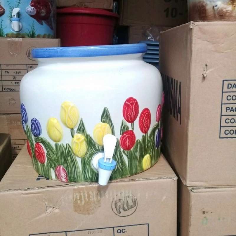 Jual Guci Air/Guci Galon/Guci Keramik/Guci Galon di Seller Lilleee Shop ...
