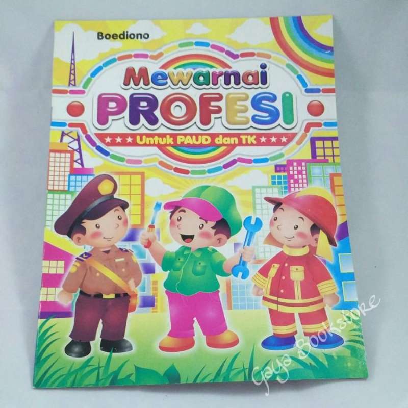 Jual Buku Mewarnai - Profesi (Untuk Paud & Tk) A4 di Seller Gaya ...