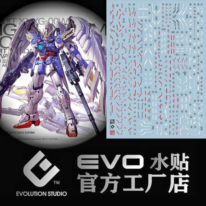 Promo MG WING GUNDAM ZERO CUSTOM VER.KA WATER DECAL EVO SIMP DECAL ...