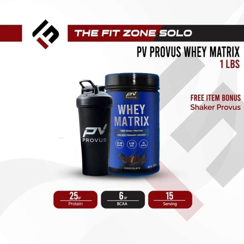 Jual Provus Whey Matrix 1 Lbs 450 Gram 100% Whey Protein Blend di ...