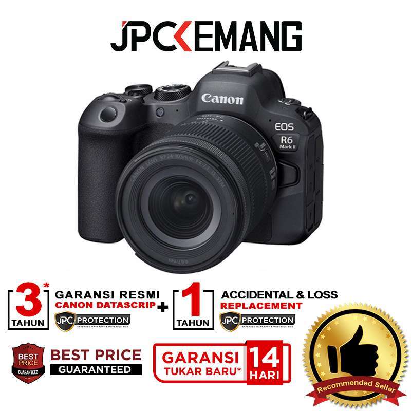 Promo JPC KEMANG Canon EOS R6 Mark II kit 24-105mm f4-7.1 IS STM Canon ...